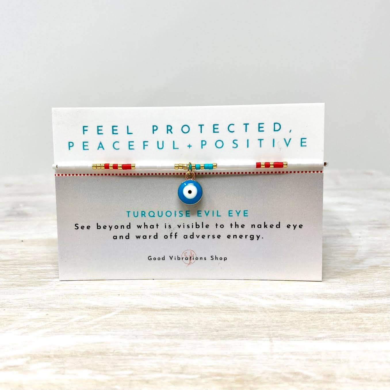Eye of Protection Bracelet ⎮ Turquoise Blue – The House of Perna